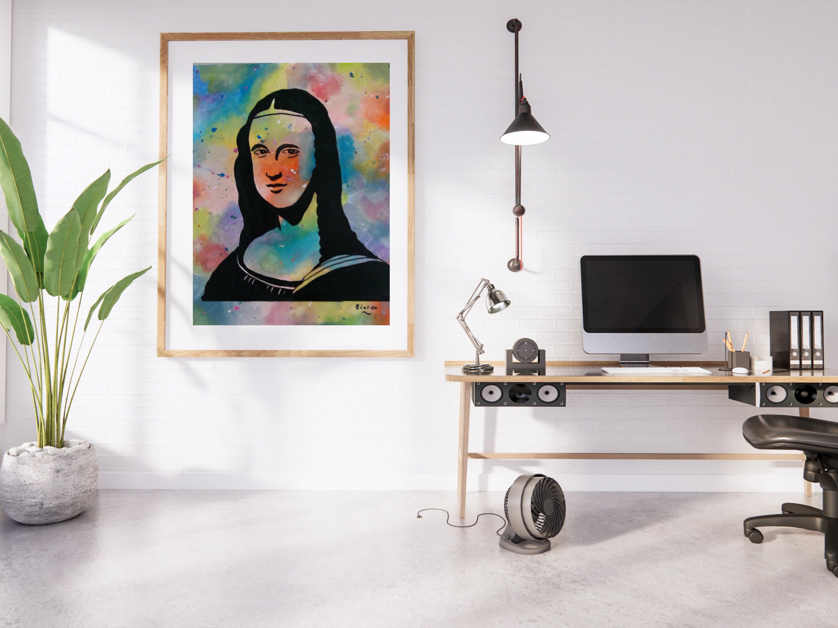 Mona Lisa Pop Art Painting Mona Lisa Famous Art Silhouette Pop Art Mona ...