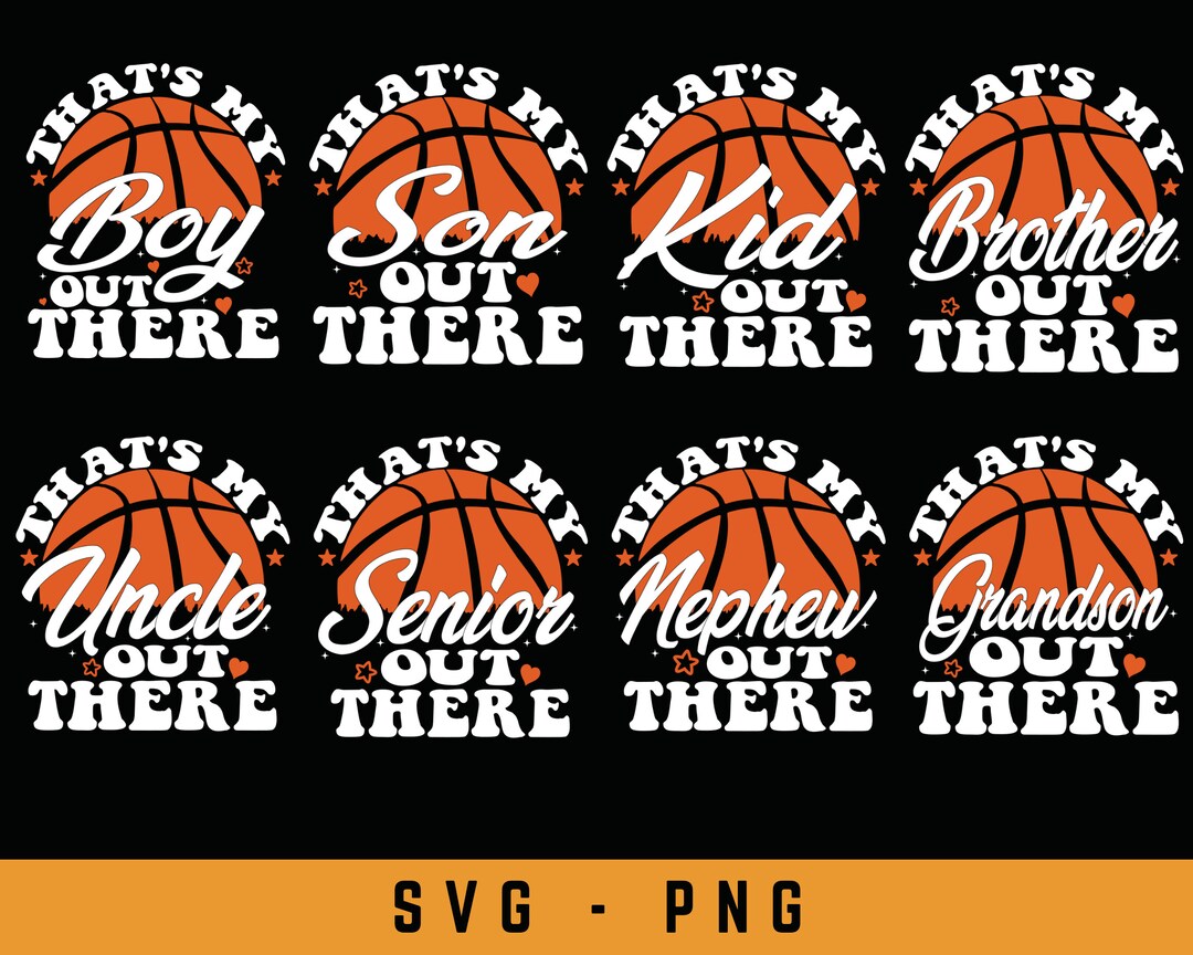 That's My Grandson Out There Svg Basketball Family Svg - Etsy