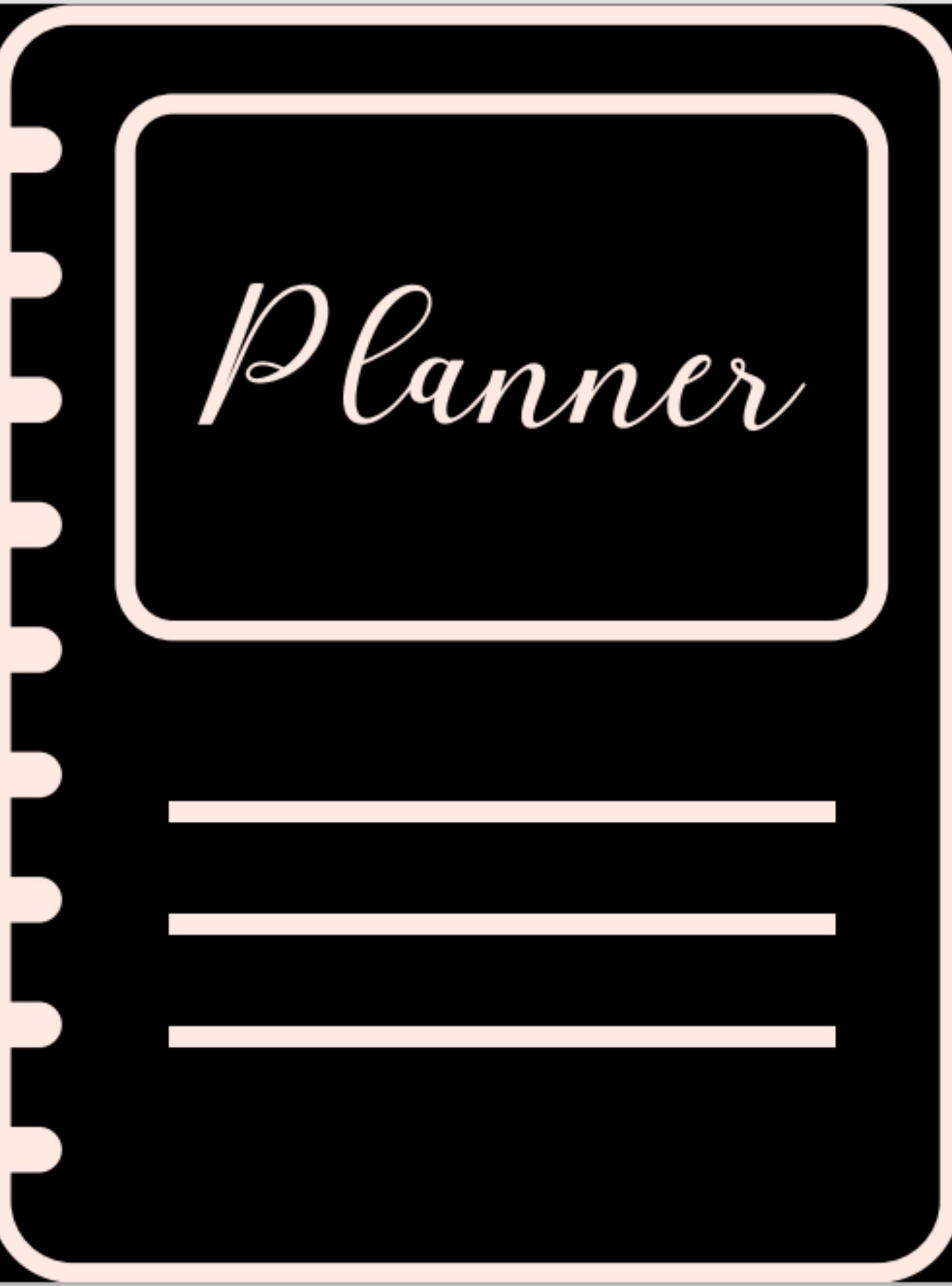 2023 Digital Planner Dark Mode Pink Planner With 365 Daily Motivational ...