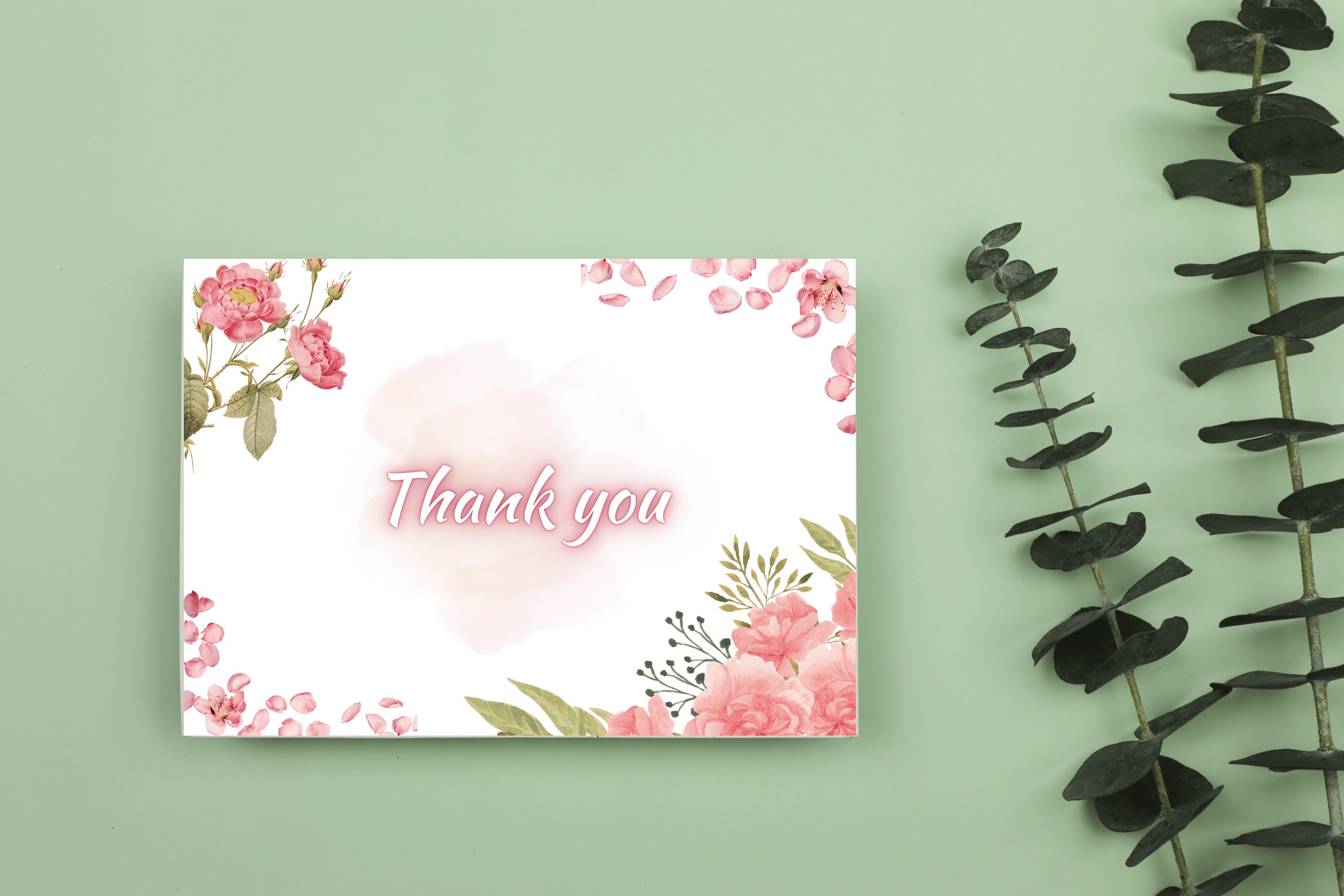 Editable Thank You Cards, Instant Download, Digital Download, Instant ...