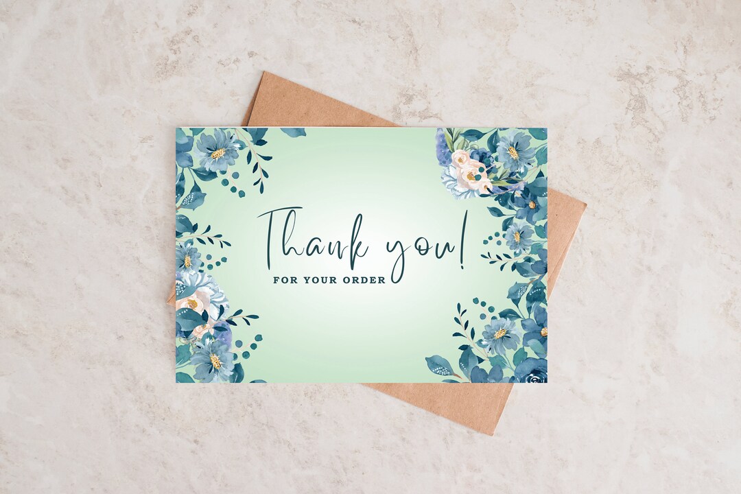 Editable Thank You Cards, Instant Download, Digital Download, Instant ...