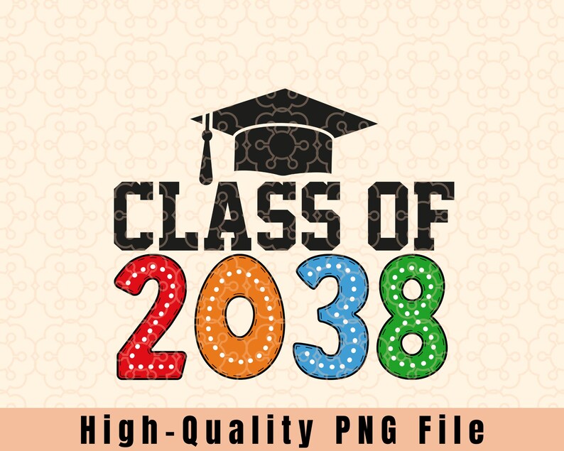 Class of 2038 Handprint SVG PNG: First Day of School Memory - Etsy Canada