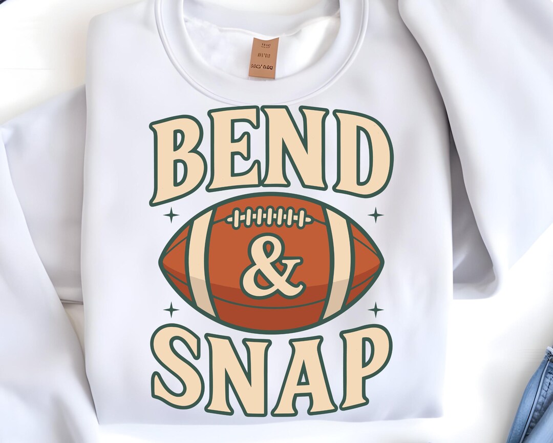 Retro Bend and Snap Football PNG: Sublimation Design - Etsy
