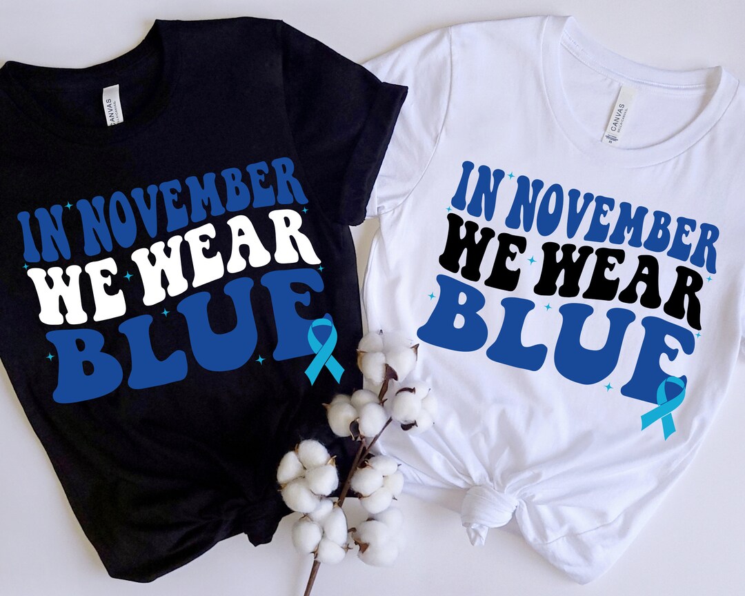 In November We Wear Blue SVG, Diabetes Awareness SVG, Diabetes Month ...