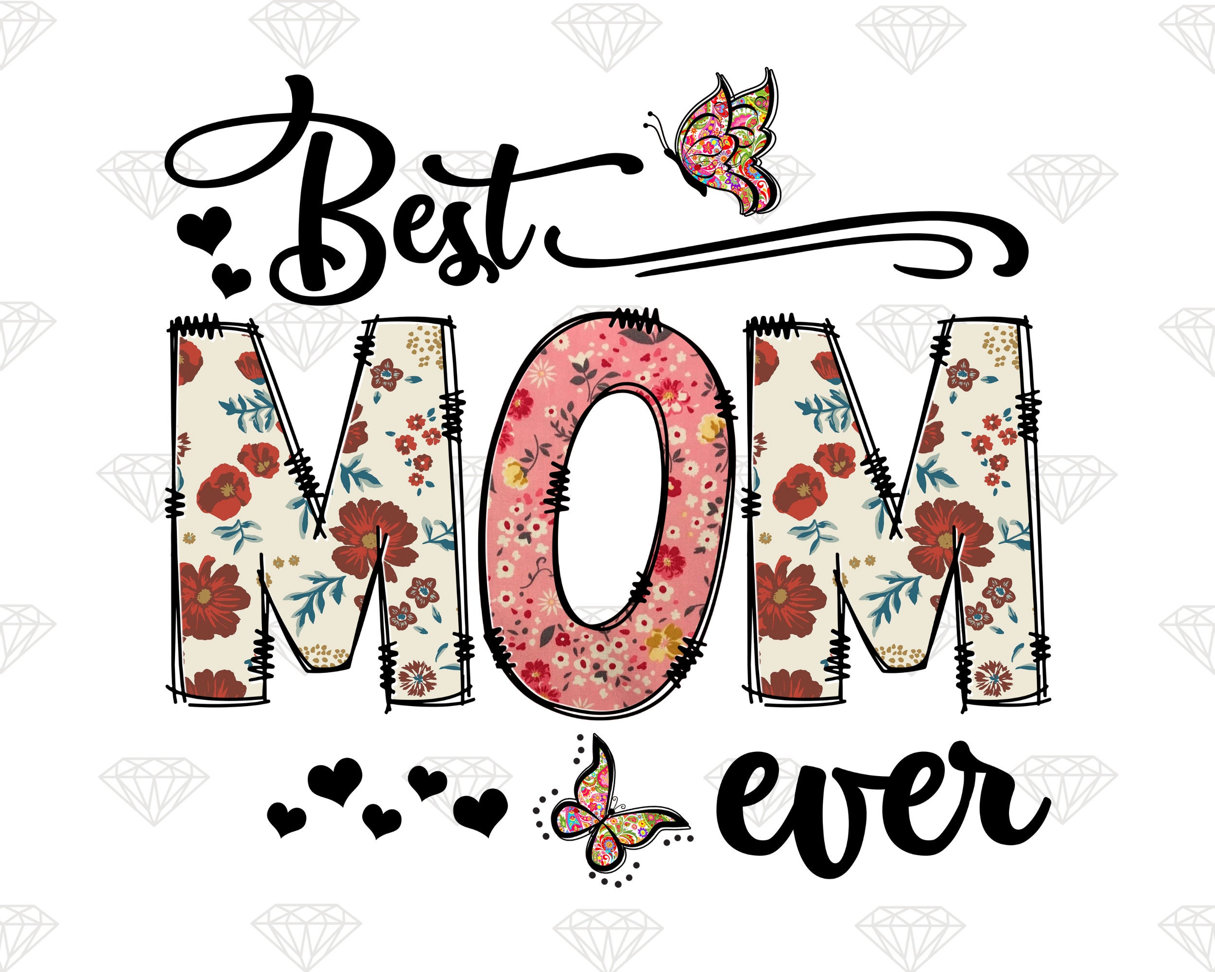 Best Mama Ever Png Mom PNG Files for Sublimation - Etsy