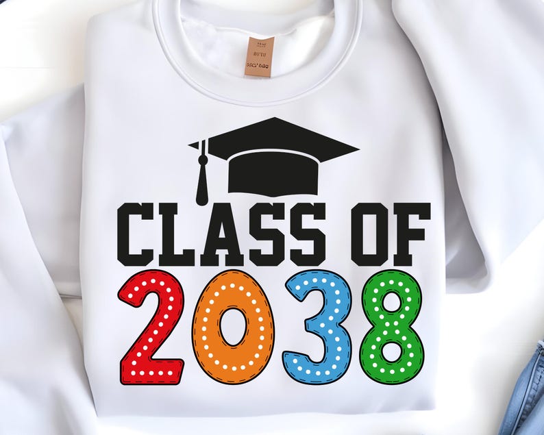 Class of 2038 Handprint SVG PNG: First Day of School Memory - Etsy