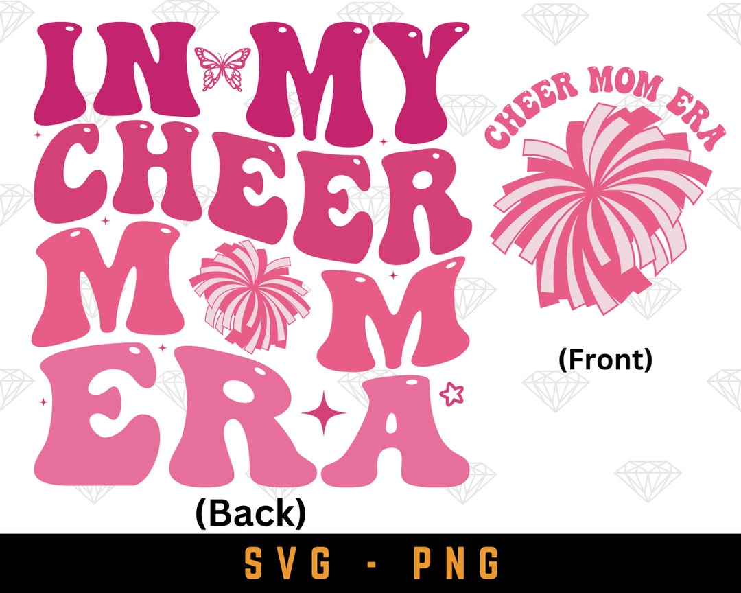 In My Cheer Mom Era Svg Png, Cheer Mom Era Svg, Cheer Mom Shirt ...