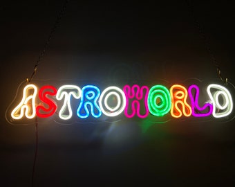 Astroworld Neon Sign - Etsy Canada