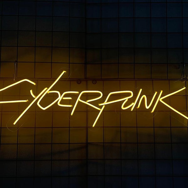 Cyberpunk Neon Sign - Etsy
