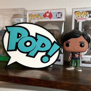 Funko Pop Logo Decoration Lettering-3d Print-sign - Etsy