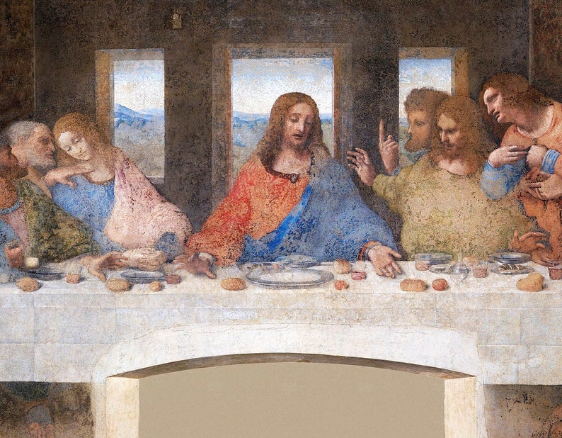 Leonardo Da Vinci's the Last Supper (1495-1498) - Etsy