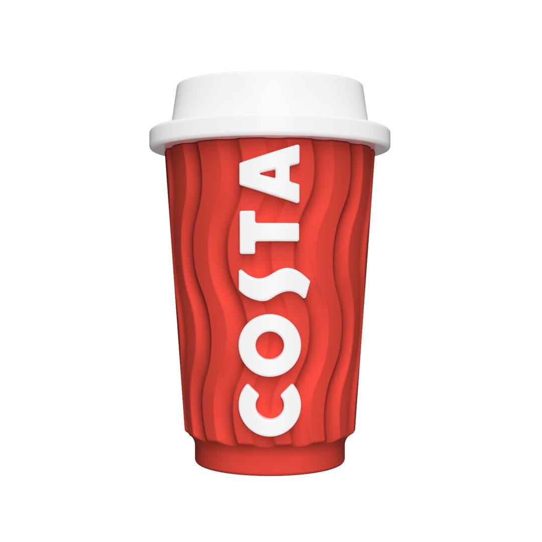 Costa Coffee Keychain STL File for 3D Printing Digital Download - Etsy