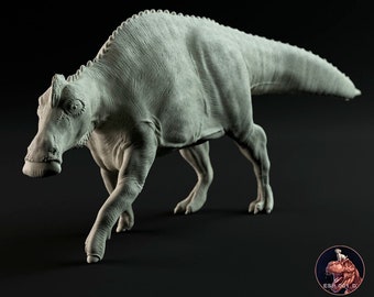 Edmontosaurus Skeleton: Extinct Fauna of the Mesozoic in Resin ...