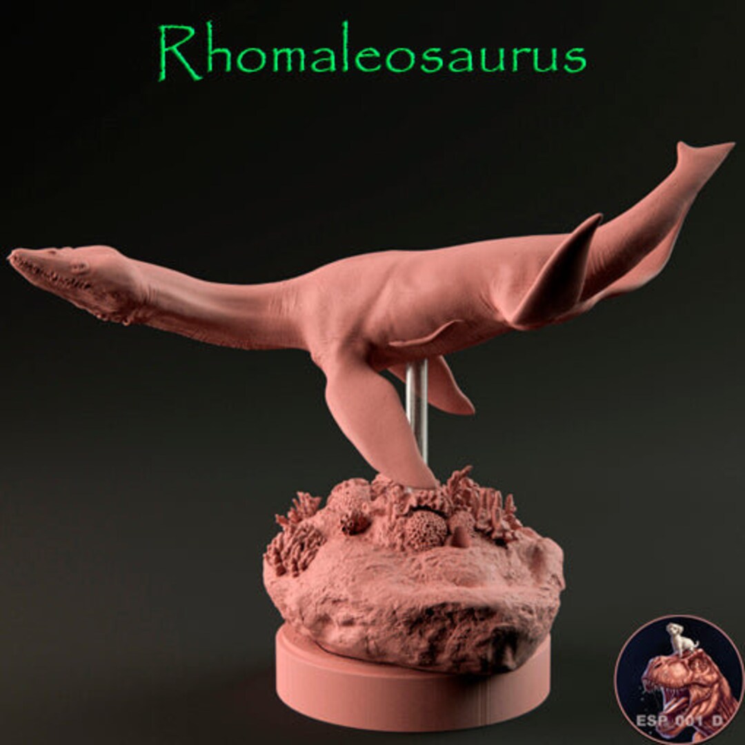 Rhomaleosaurus Miniature to Paint: Detailed Replica of the Jurassic ...