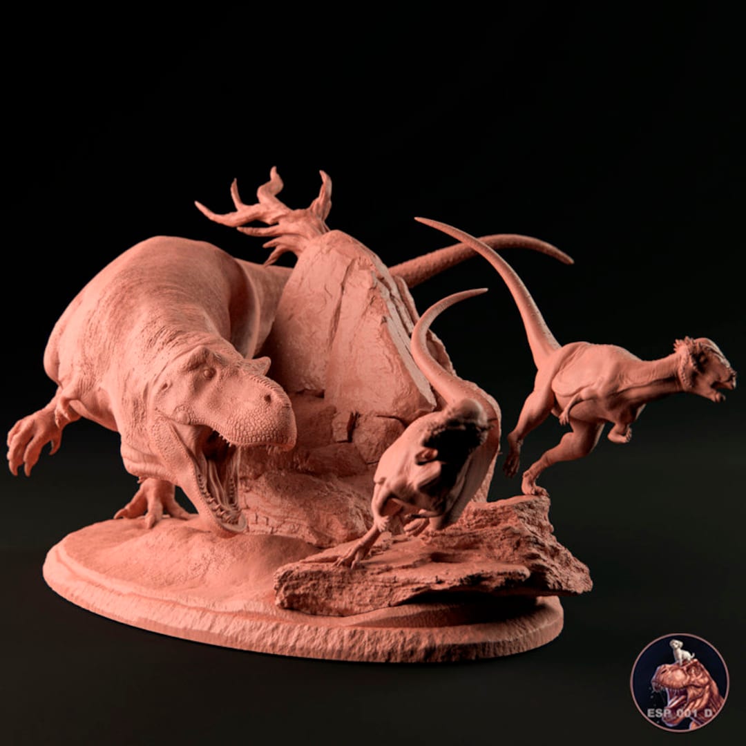 Tyrannosaurus Rex Resin Paintable Miniature: Detailed Replica of ...