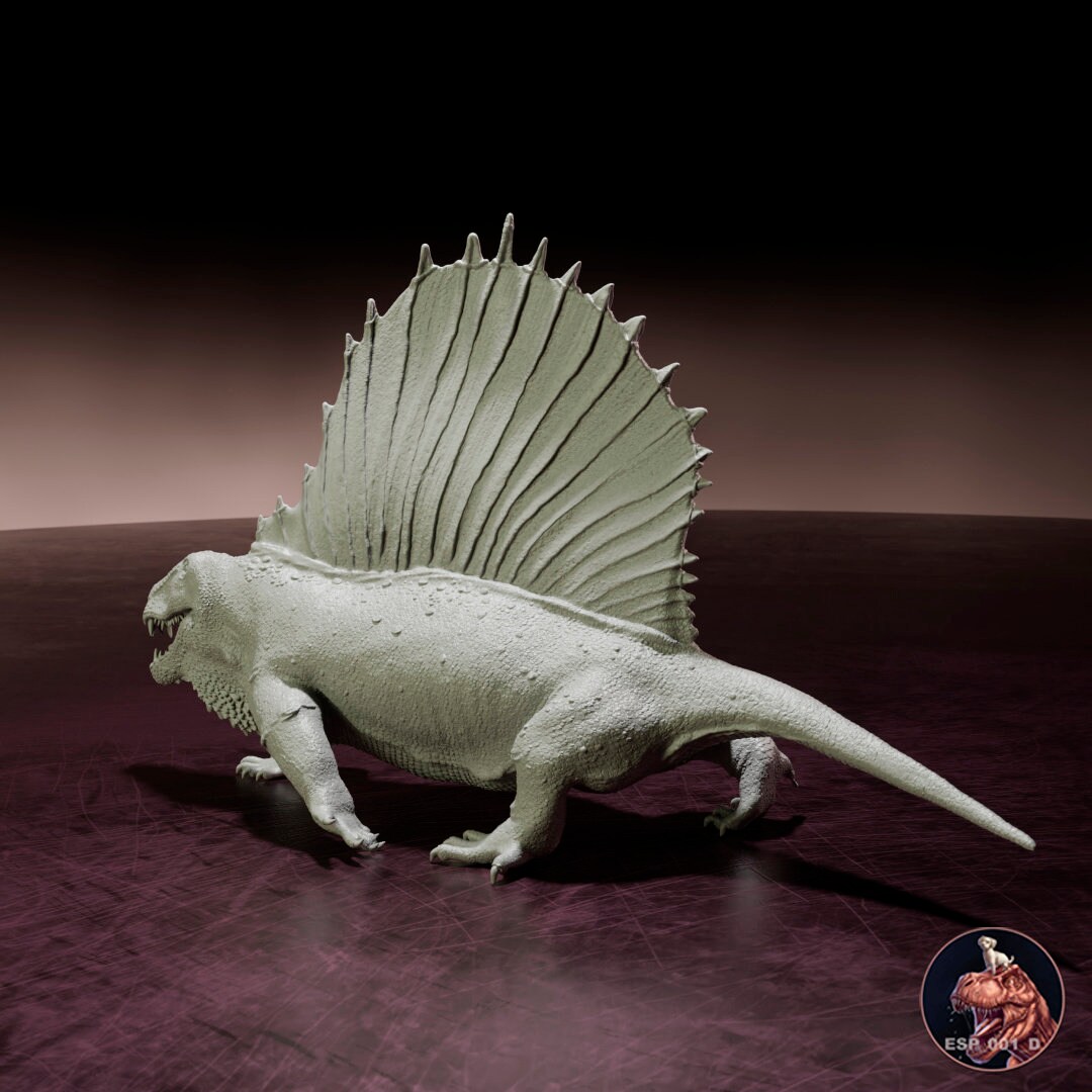 Dimetrodon From the Paleozoic Miniature to Paint Realistic Replica of ...