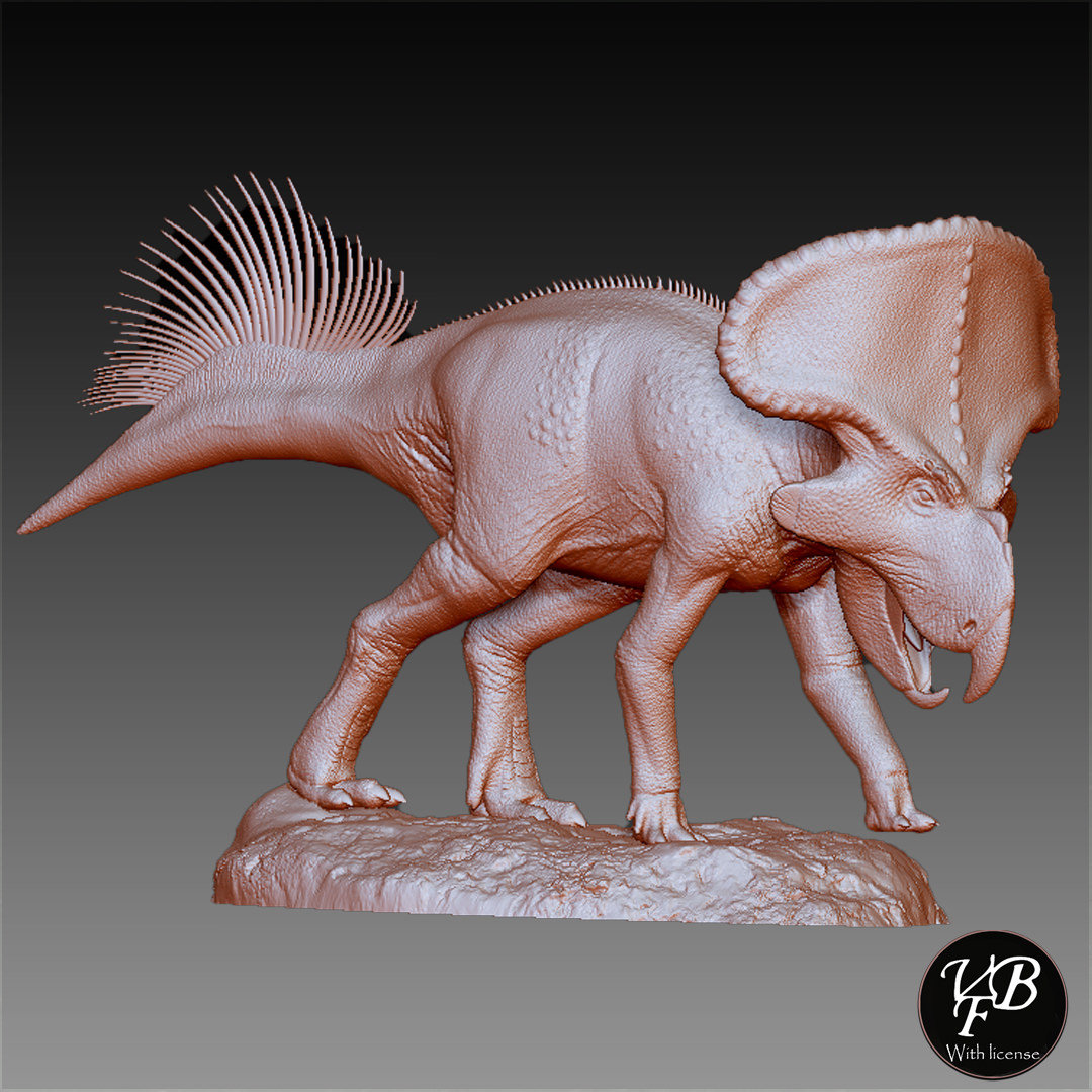Replica of Protoceratops in Miniatures in Resin to Paint. Prehistoric ...