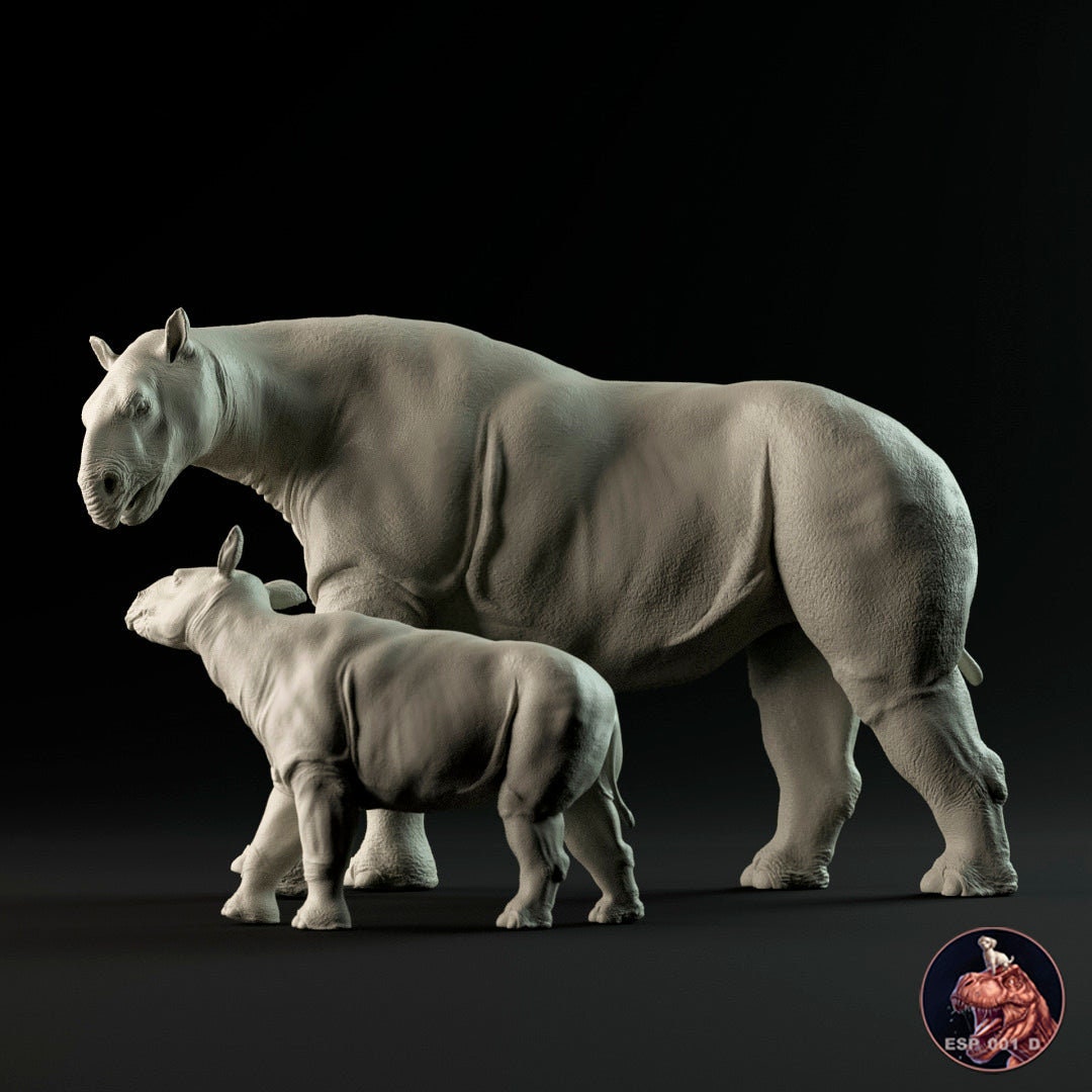 Paraceratherium Miniature to Paint: Detailed Replica of the Giant ...