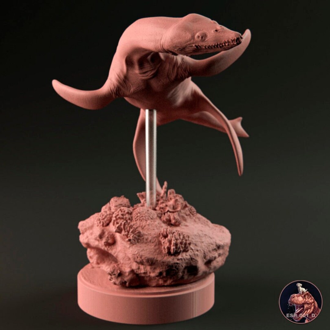 Miniature Replica of a Rhomaleosaurus From the Jurassic to Paint ...