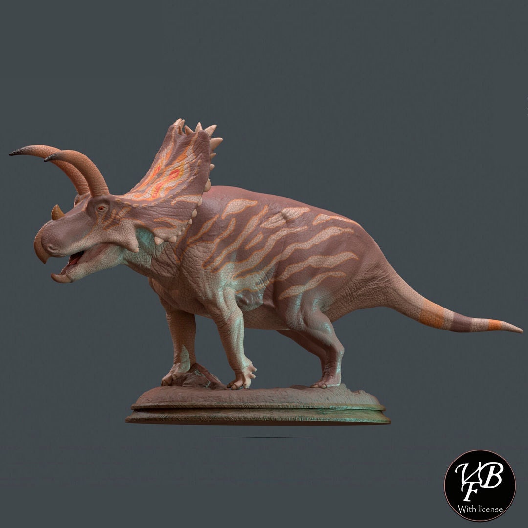 Paintable Miniature of Coahuilaceratops Magnacuerna: Detailed Replica ...