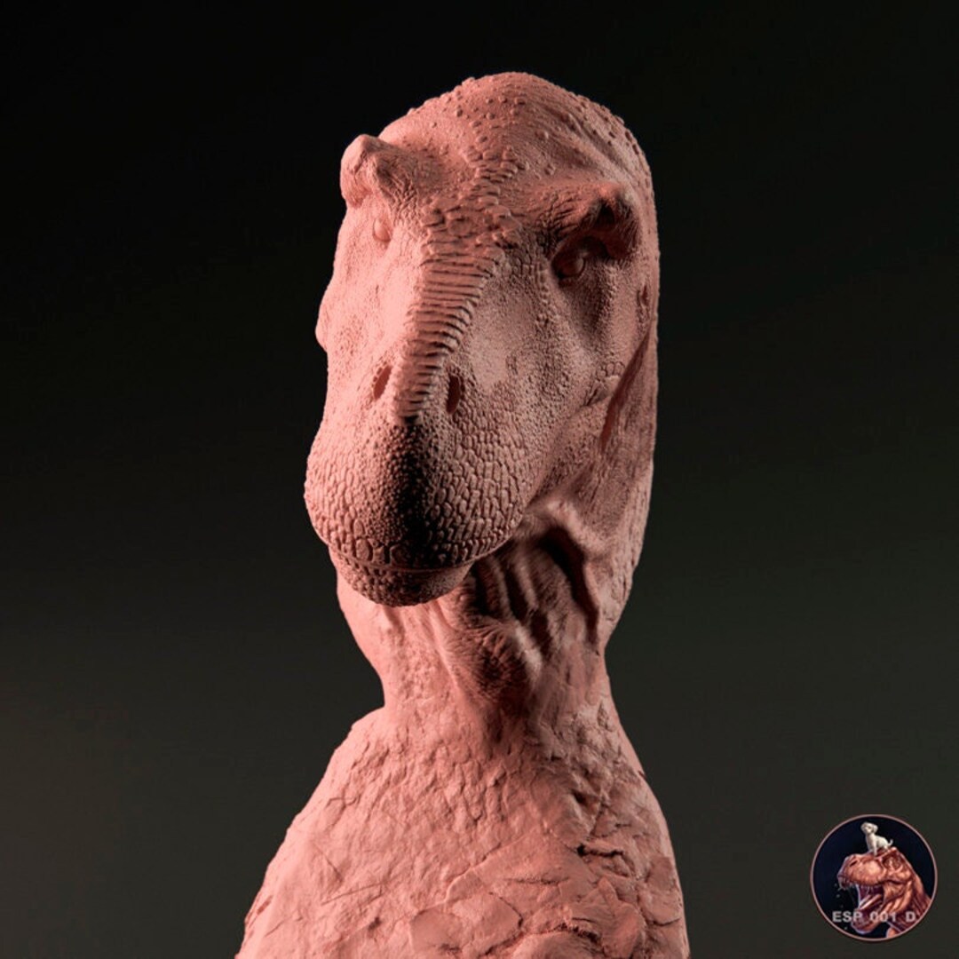 Tyrannosaurus Rex Bust Paintable Resin Miniature: Detailed Replica of ...