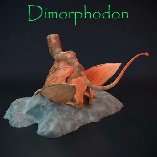 Dimorphodon, Paintable Resin Miniatures Collection: Detailed Replicas ...