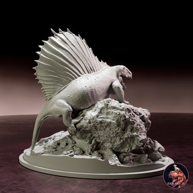 Dimetrodon Miniature From the Paleozoic to Paint Realistic - Etsy