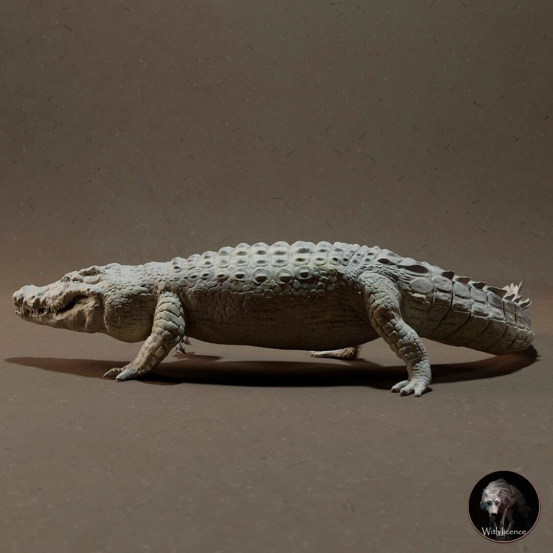 Resin Miniature Nile Crocodile to Paint: Detailed Replica of Current ...