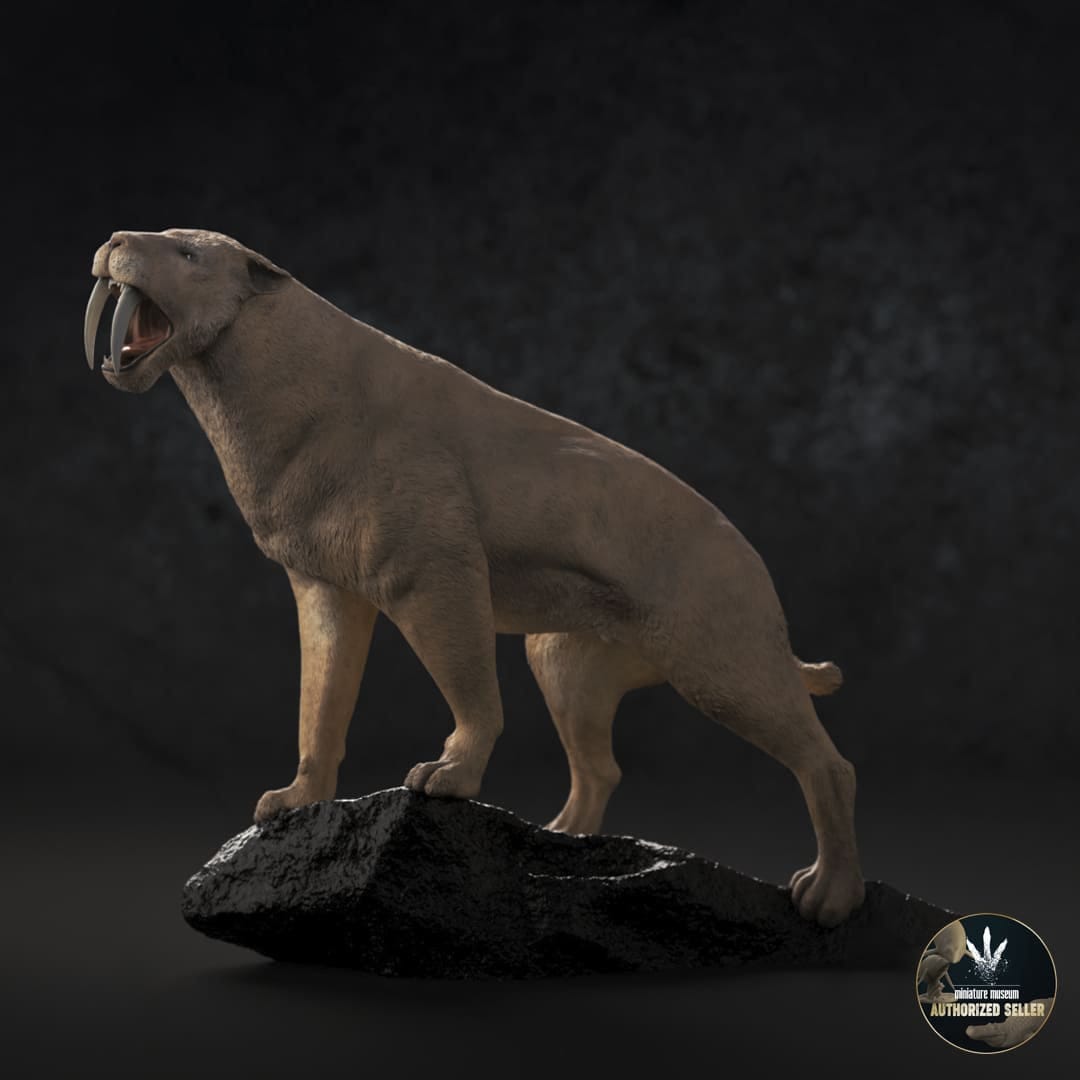 Smilodon Populator Miniature to Paint: Detailed Replica of the Fierce ...