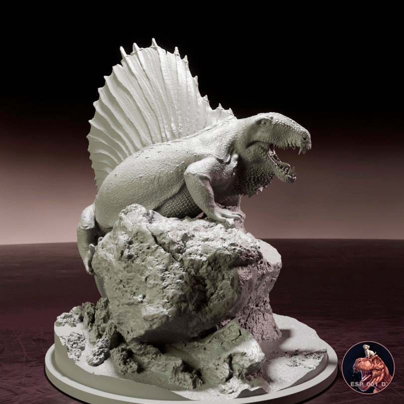 Dimetrodon Miniature From the Paleozoic to Paint Realistic - Etsy