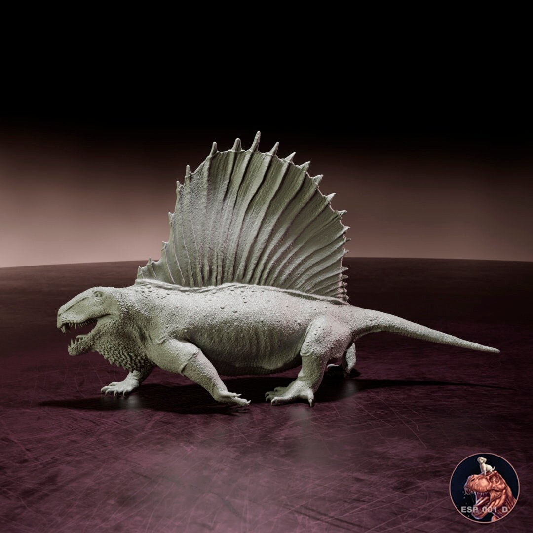Dimetrodon From the Paleozoic Miniature to Paint Realistic Replica of ...