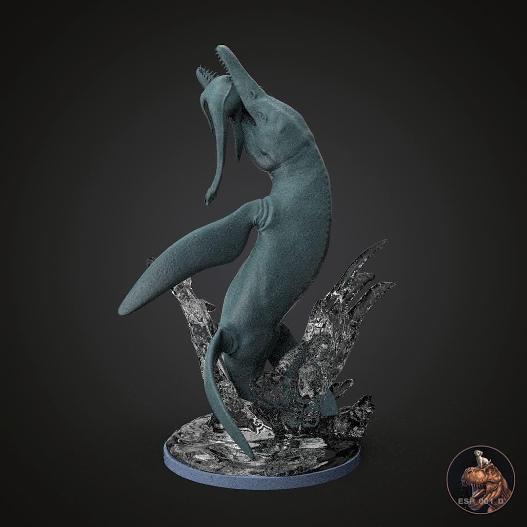 Pliosaurus Funkei / Kimmerosaurus Miniature to Paint: Detailed Replica ...