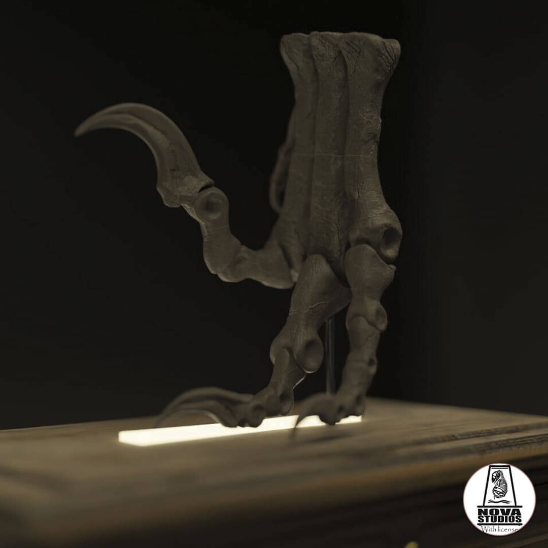 Utahraptor Foot Miniature to Paint: Detailed Replica of the Utah Raptor ...