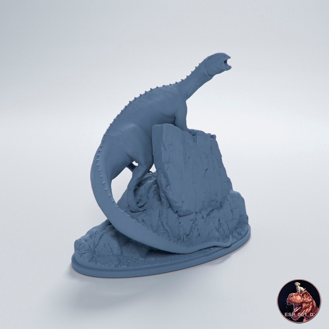 Miniature Tenontosaurus: Resin Replica to Paint. Cretaceous Prehistoric ...