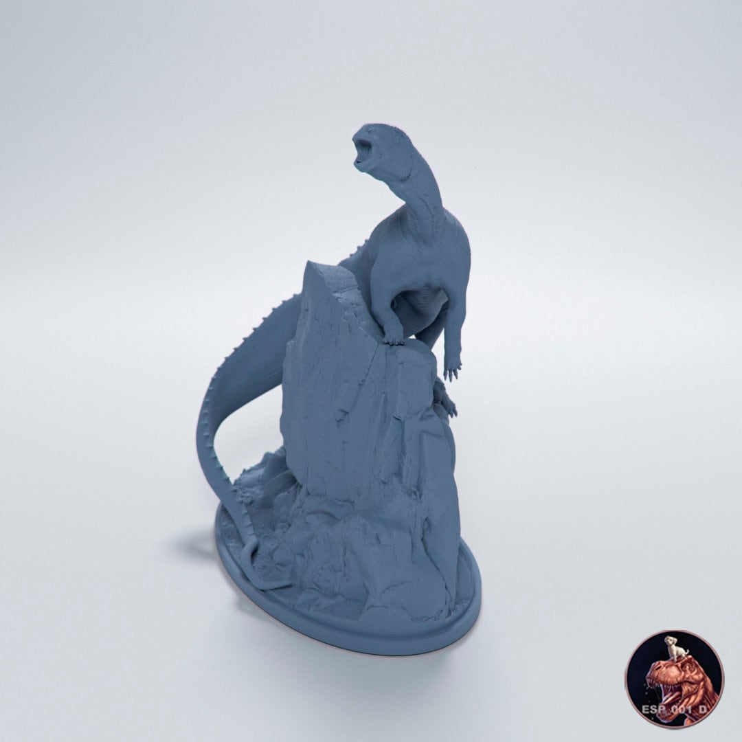 Miniature Tenontosaurus: Resin Replica to Paint. Cretaceous Prehistoric ...
