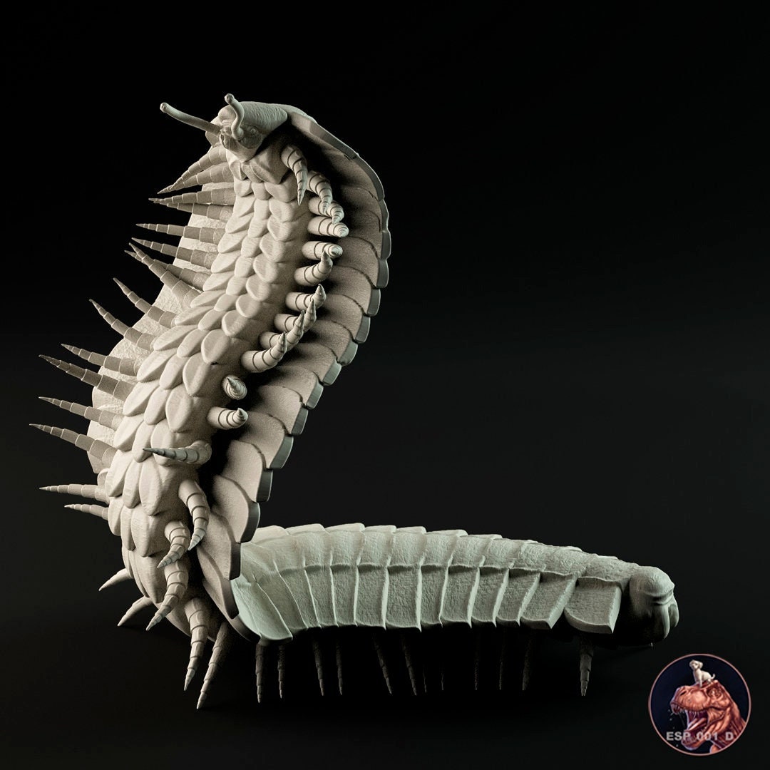 Arthropleura Replica to Paint: Detailed Sculpture of the Prehistoric ...