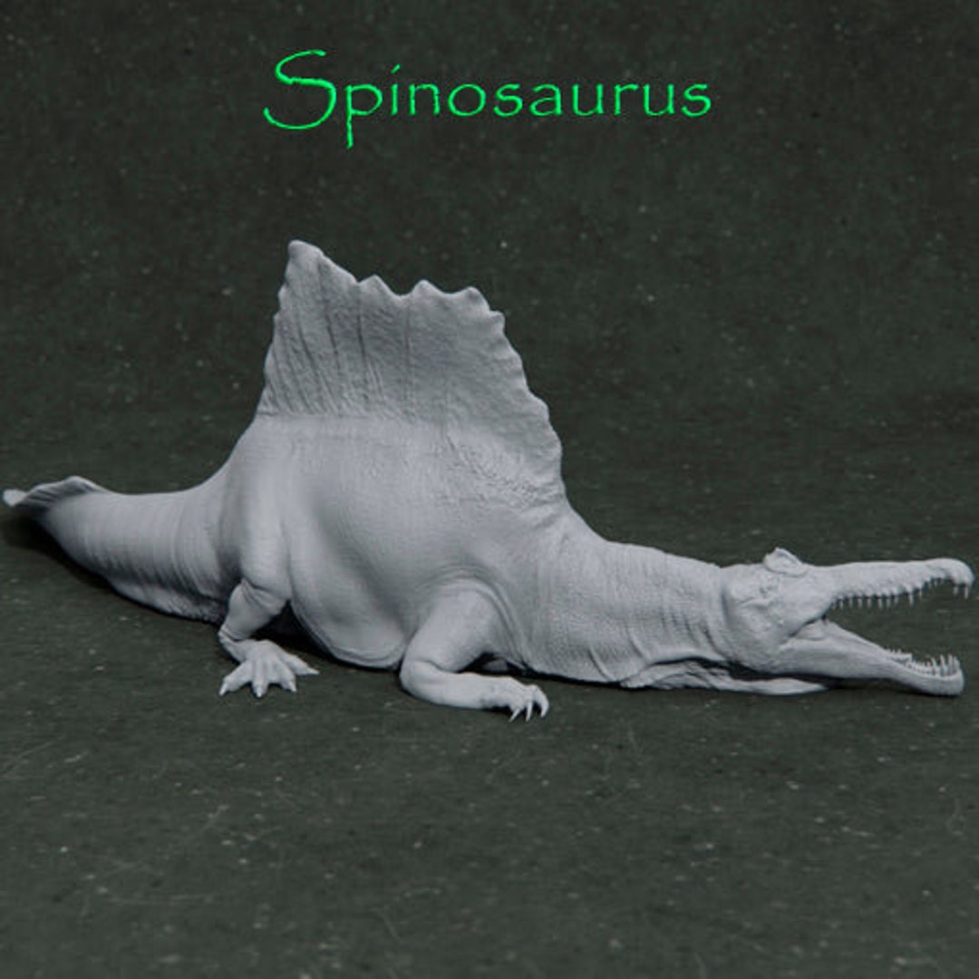 Spinosaurus Miniature to Paint: Detailed Replica of the Spinosaurus - Etsy