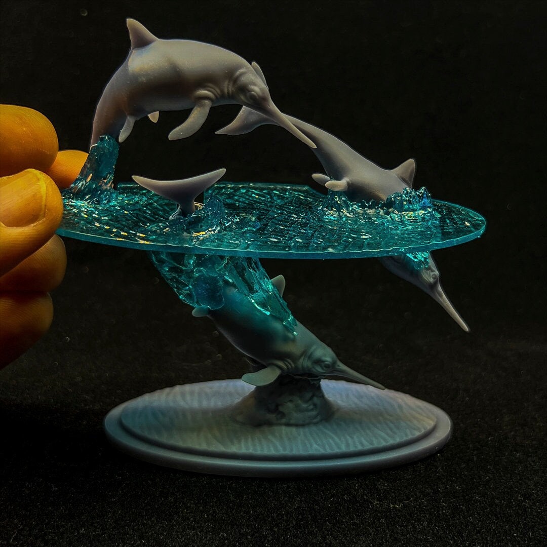 Ichthyosaurus Miniature Diorama Replicas of Extinct Fauna of the ...