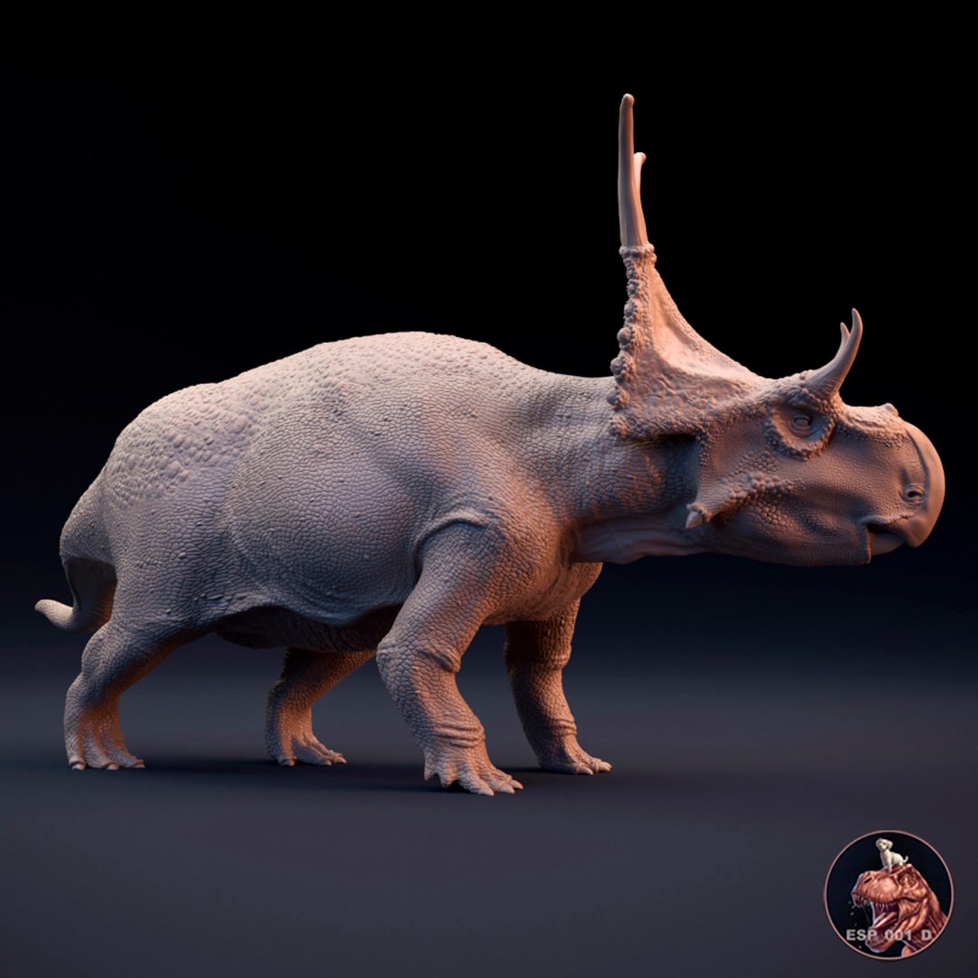 Diabloceratops: Miniature Replicas of Prehistoric Fauna in Resin to ...