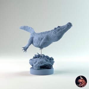 Miniature Deinosuchus Diorama to Paint: Realistic Cretaceous Replicas ...