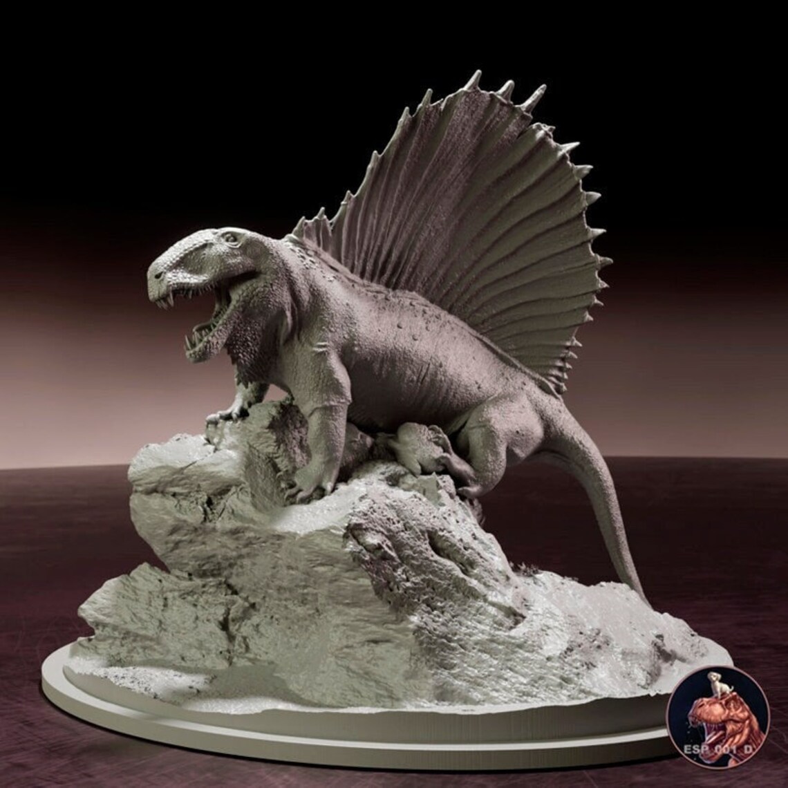 Dimetrodon Miniature From the Paleozoic to Paint Realistic - Etsy