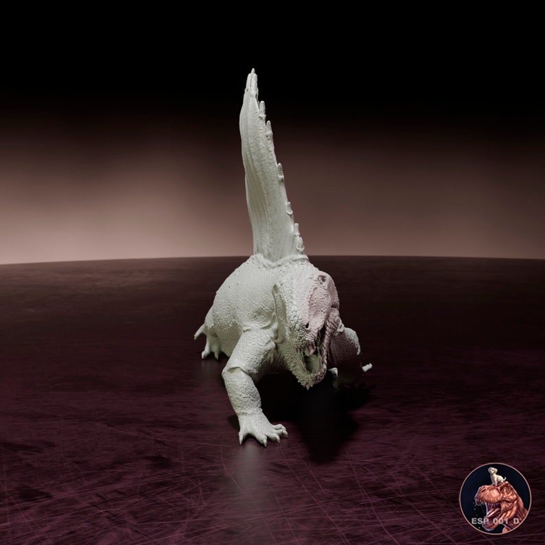 Dimetrodon From the Paleozoic Miniature to Paint Realistic Replica of ...