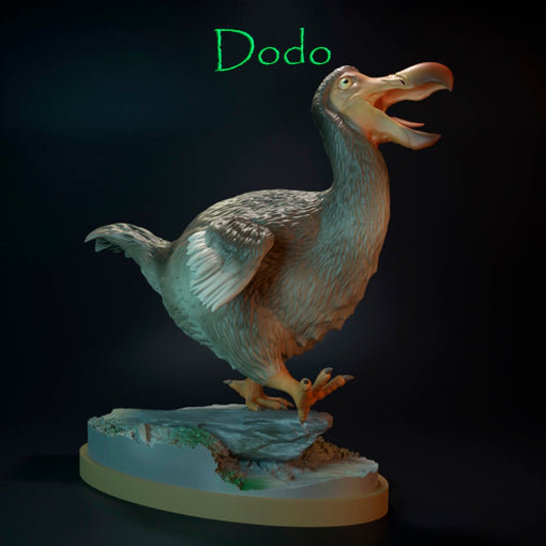 Dodo Miniature to Paint: Detailed Replica of the Extinct Indian Ocean ...