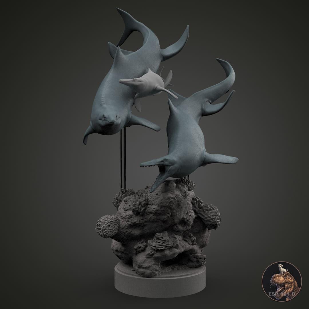 Megapterygius Wakayamaensis Miniature to Paint: Detailed Replica of the ...