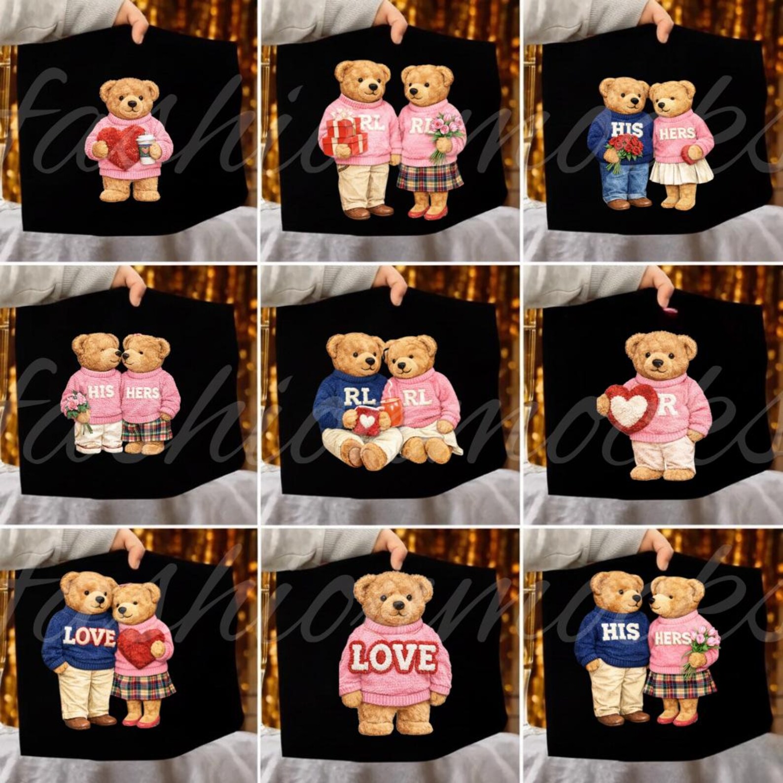 Luxury Teddy Bear PNG Bundle – RL Inspired Teddy Bear Bundle - Luxury ...