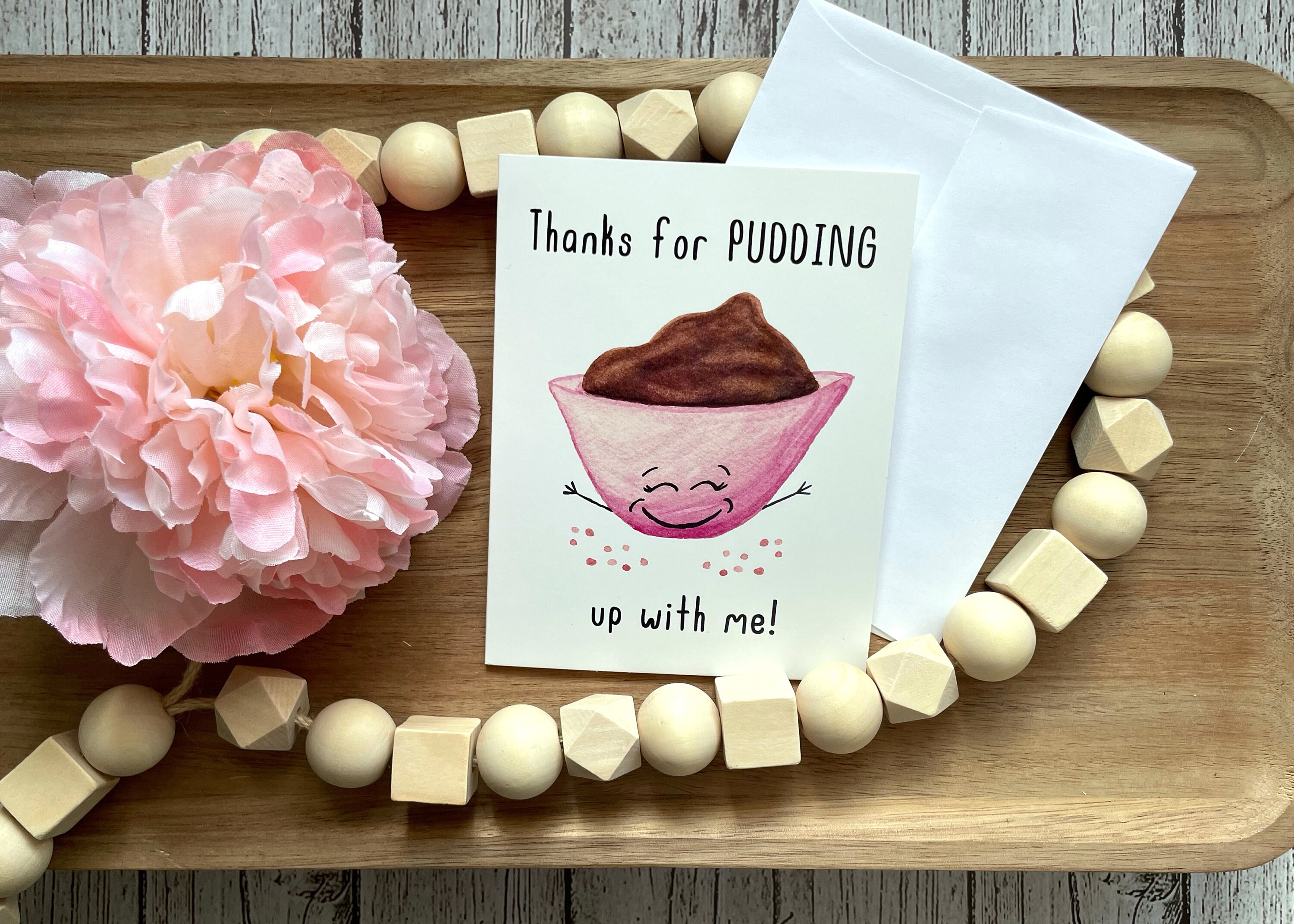 Mother's Day Pun Greeting Cards Watercolor Illustrations - Etsy