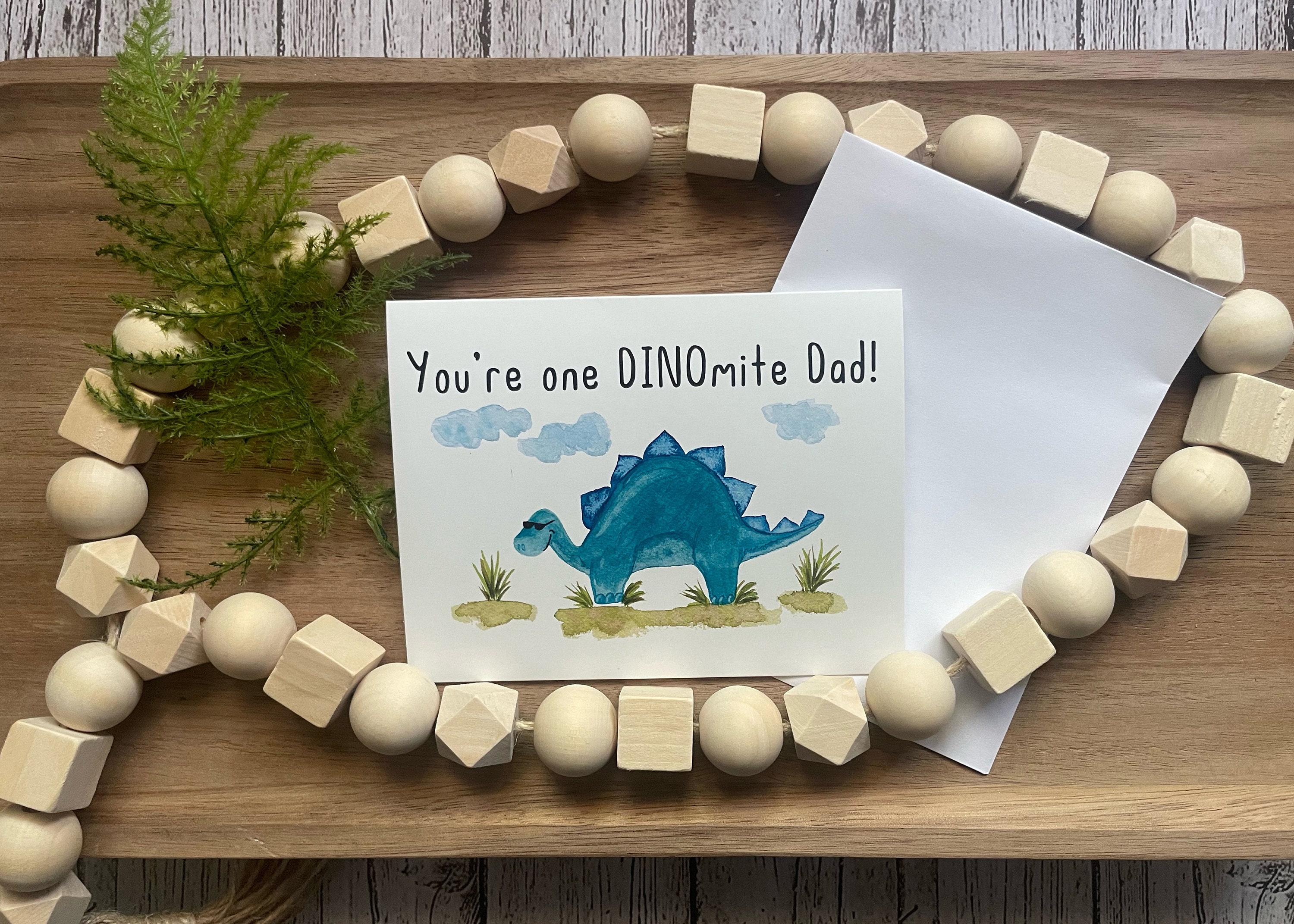 Father's Day Pun Cards Watercolor Illustrations (individual or 5 Pack ...