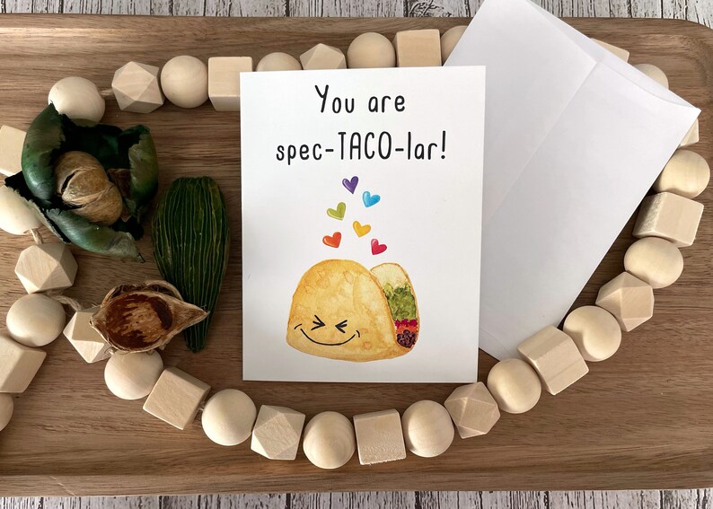 Thank You Pun Watercolor Greeting Cards (individual or 5 Pack ...