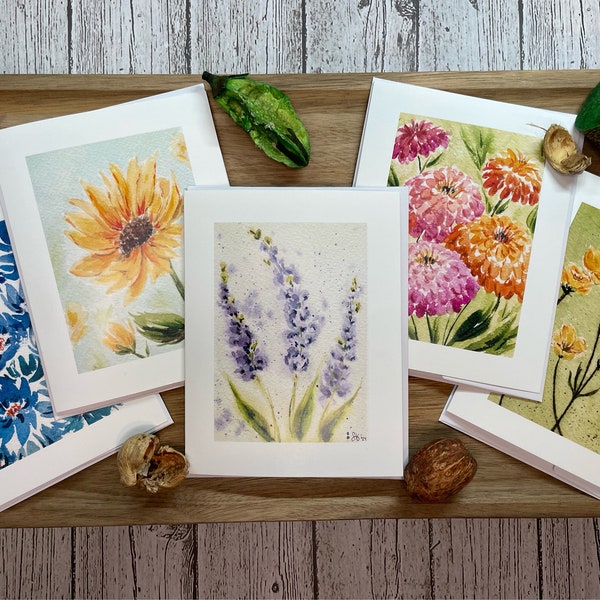 Floral Greeting Card - Etsy