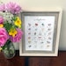 Wildflower Alphabet Watercolor Print; Nursery Decor, Home Decor, Office ...